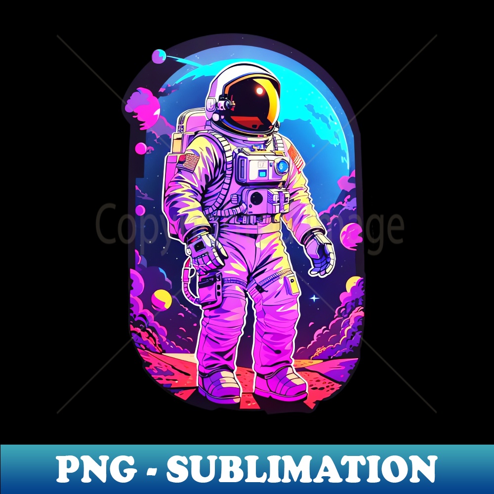 galaxy spaceman - PNG Transparent Sublimation Design - Insta | Inspire ...