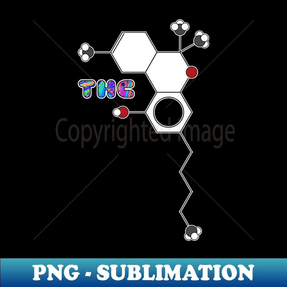 THC Molecule - PNG Transparent Sublimation File - Unlock Vib - Inspire ...