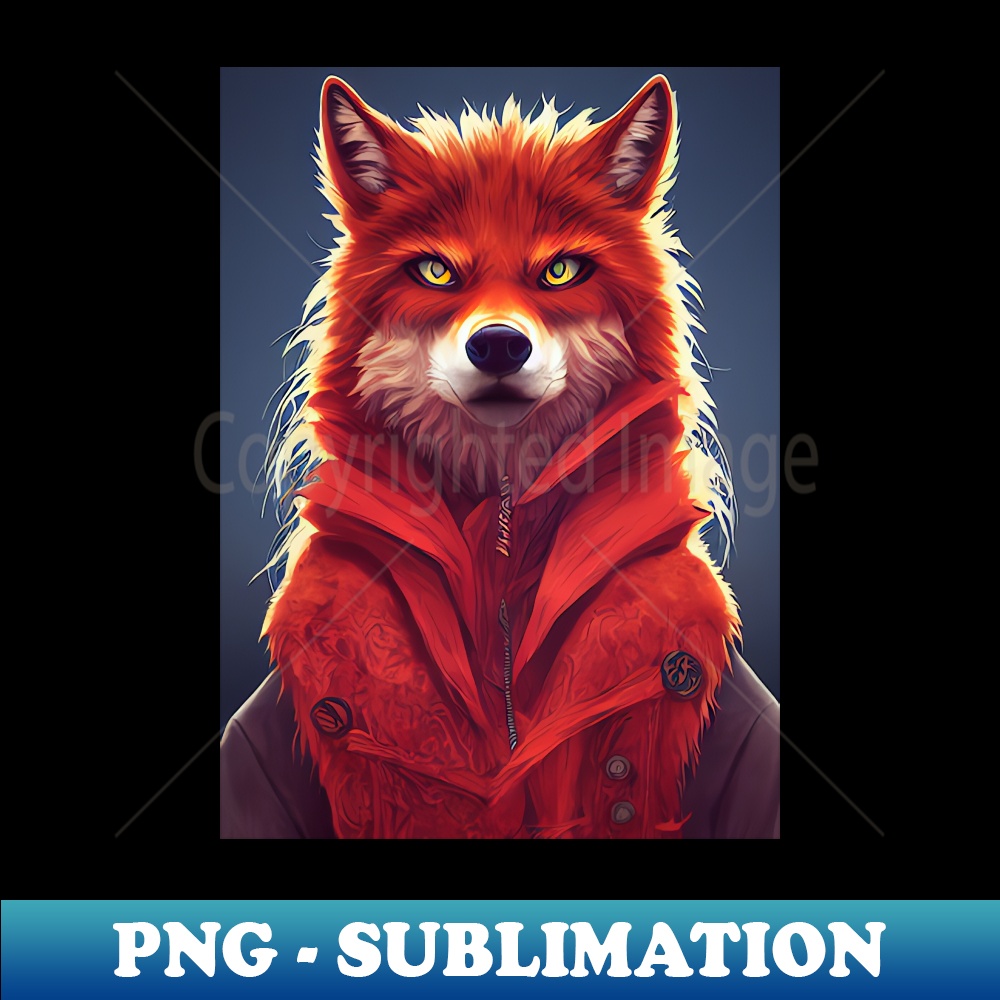 Fox Portrait - Signature Sublimation PNG File - Unlock Vibra | Inspire ...
