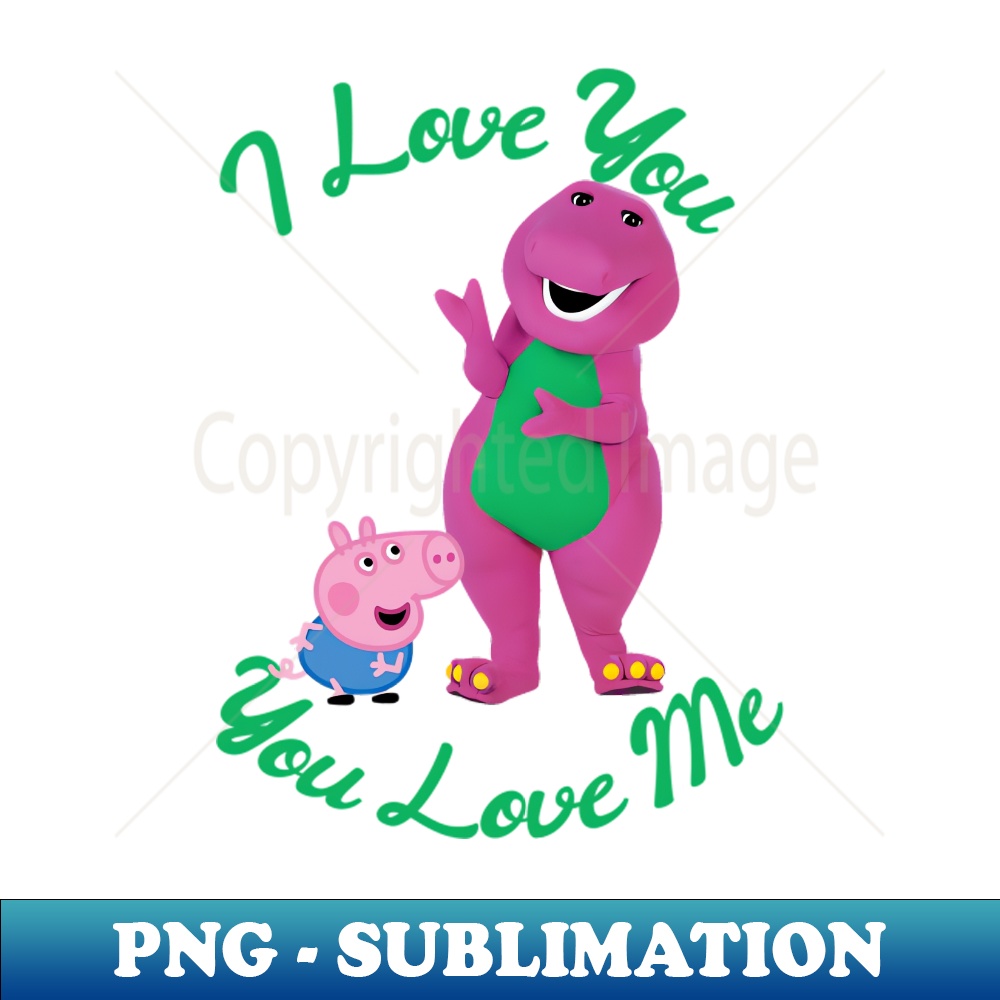 Barney And George Aesthetic Sublimation Digital File Boo Inspire