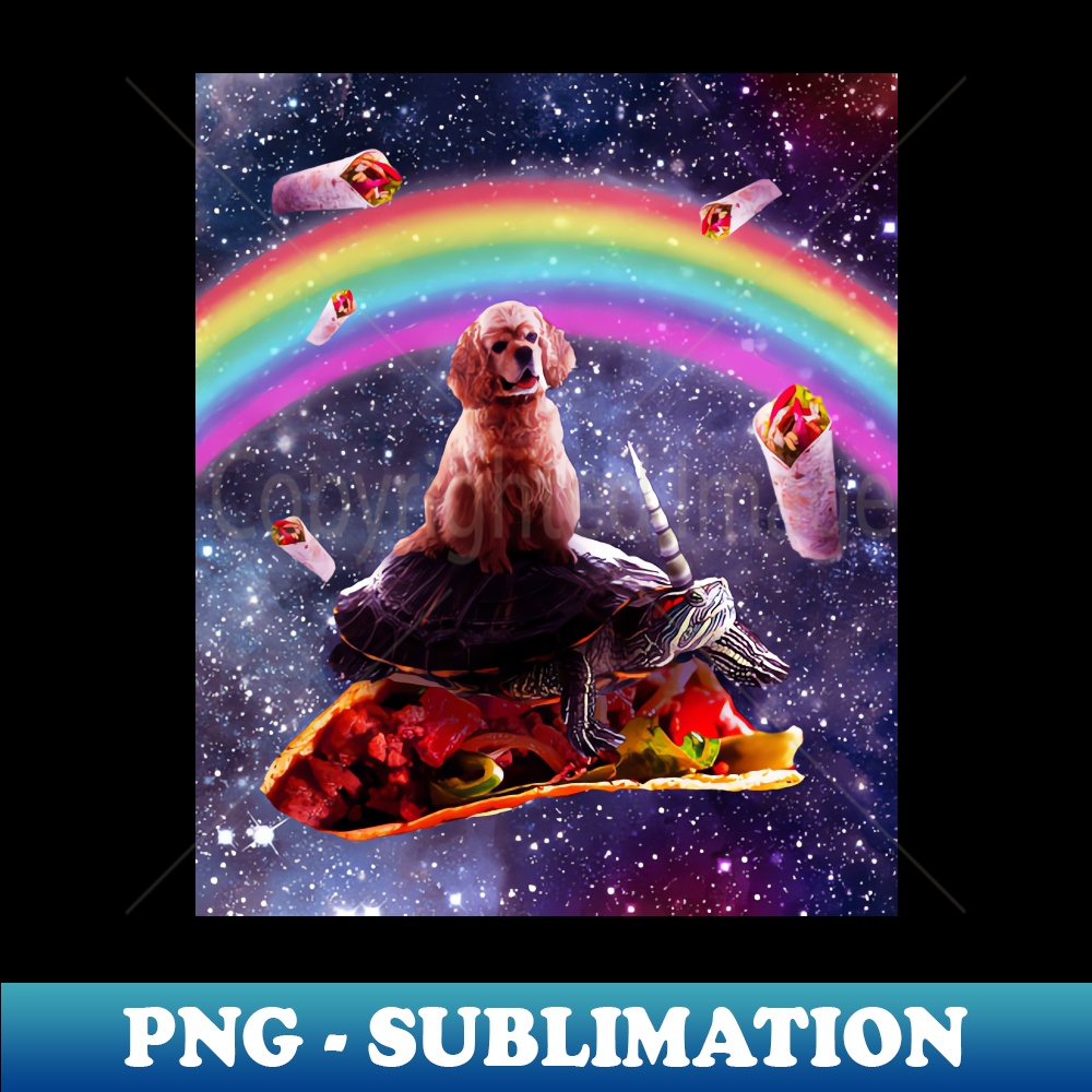 Poodle Riding Unicorn Turtle on Burrito - High-Resolution PN | Inspire ...