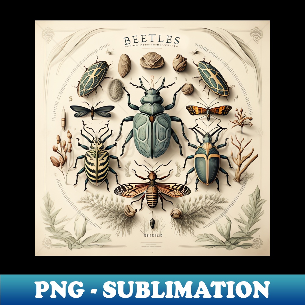 Beetles Pale Blue - PNG Sublimation Digital Download - Perfe | Inspire ...