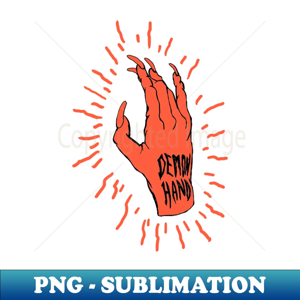 demon hand - PNG Transparent Sublimation Design - Stunning S - Inspire ...