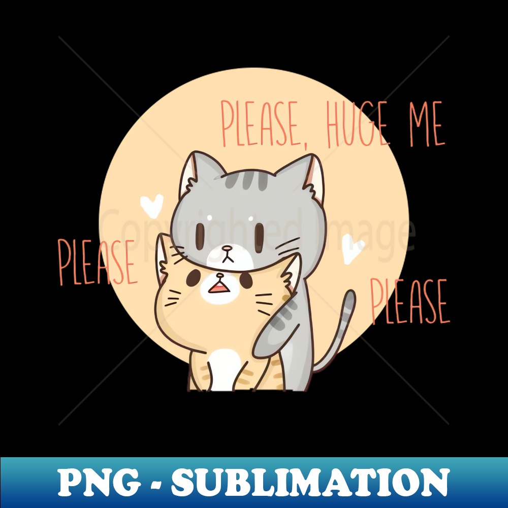 Cat Please Huge Me - PNG Transparent Sublimation Design - S | Inspire ...