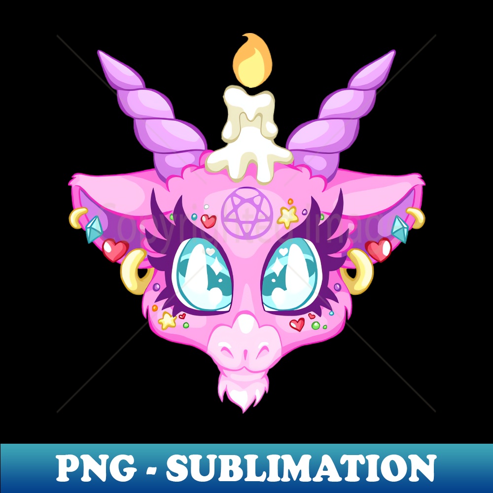 My First Baphomet Pink - Instant Sublimation Digital Downloa | Inspire ...