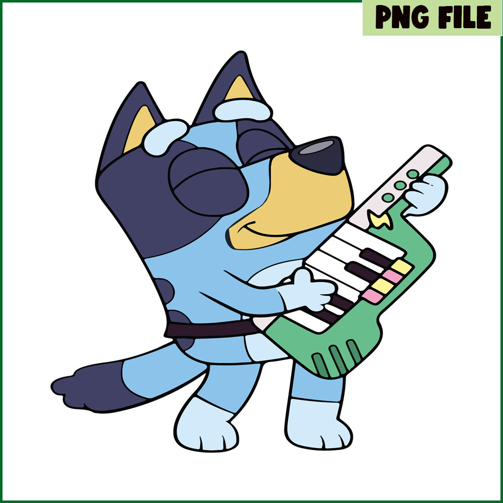 Bluey guitar svg | Inspire Uplift
