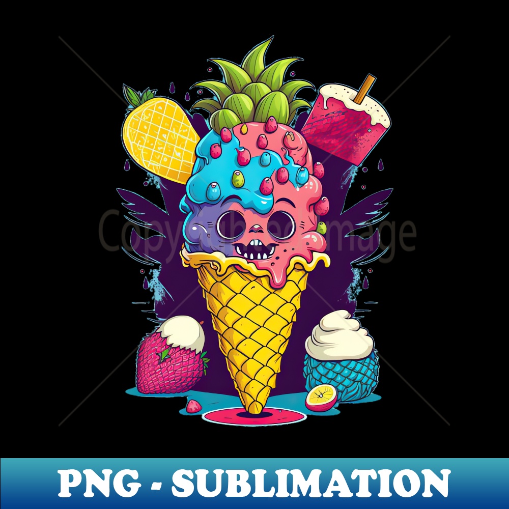 Ice Cream Madness Time - Stylish Sublimation Digital Downloa | Inspire ...