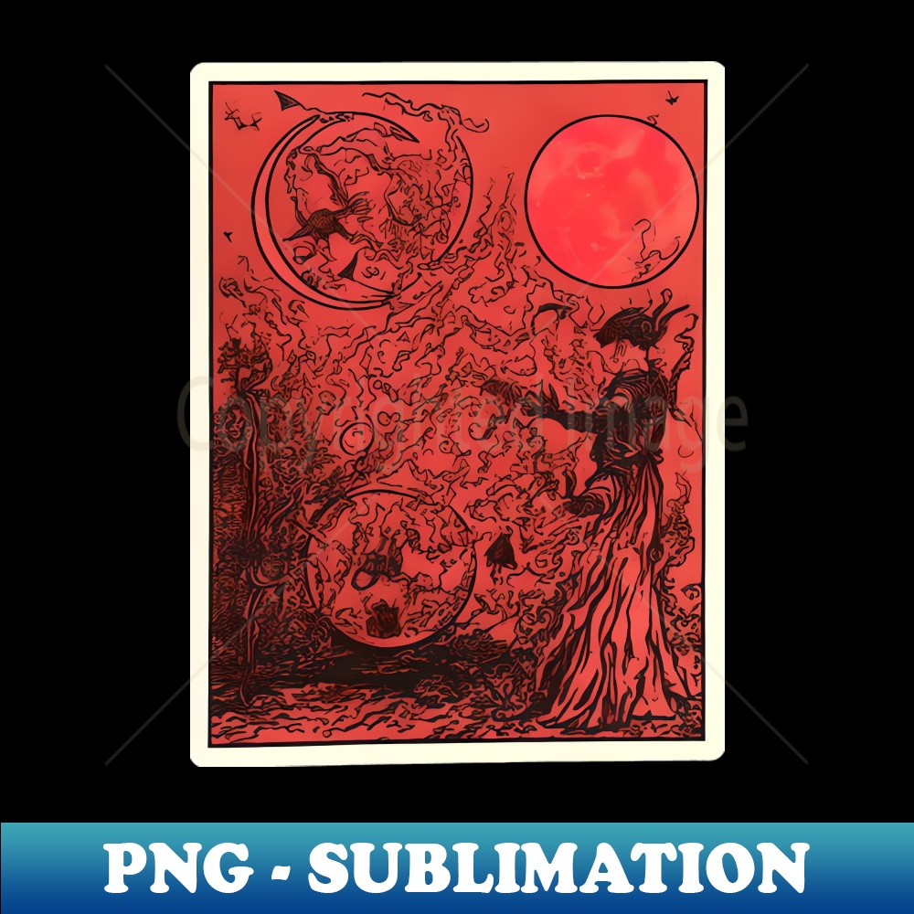 The Oracle of the Red Moons The Apocalyptic Deck - PNG Trans | Inspire Uplift