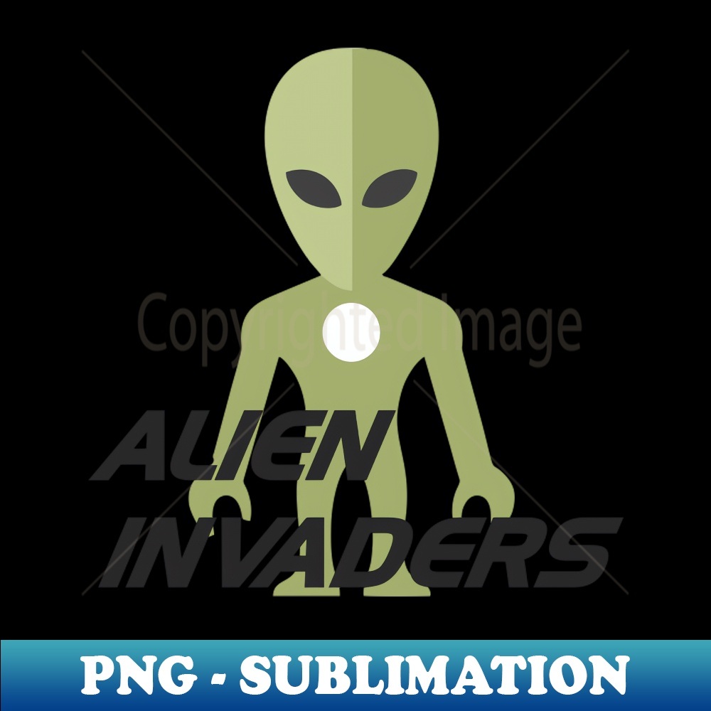 Alien Invaders - Aesthetic Sublimation Digital File - Bold & | Inspire ...