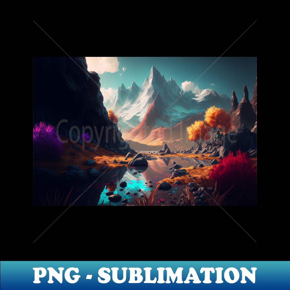 Landscape - High-Resolution PNG Sublimation File - Stunning | Inspire ...