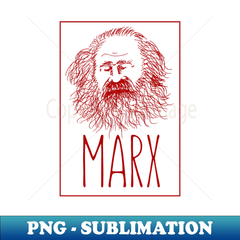 Karl Marx - PNG Transparent Sublimation File - Instantly Tra | Inspire ...