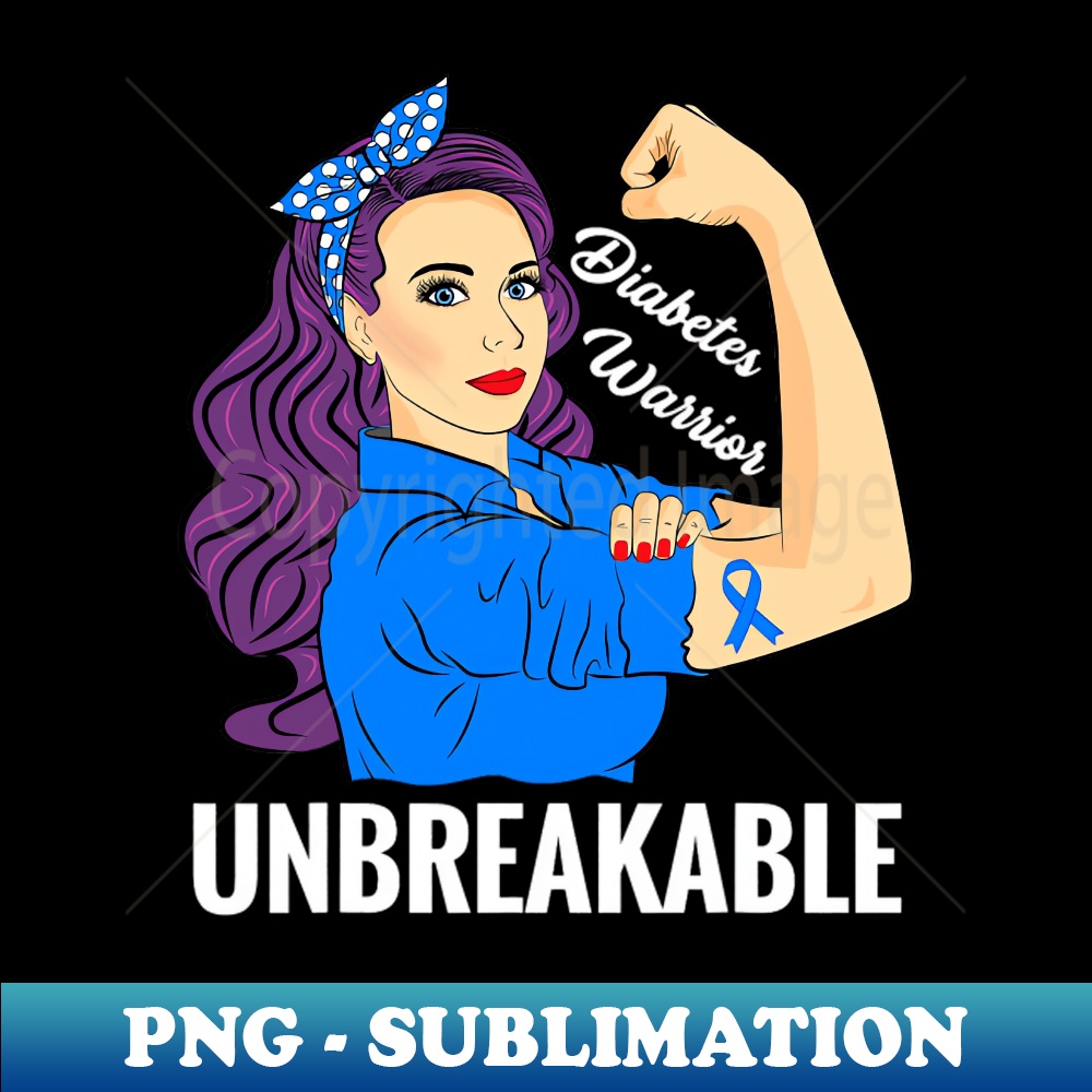 Diabetes Warrior Sugar Diabetic Type 1 2 Awareness - Vintage | Inspire ...