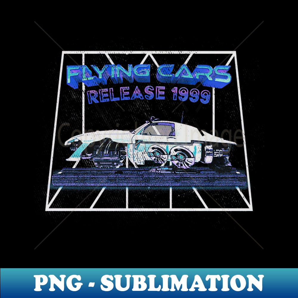 Retro Flying Cars - High-Quality PNG Sublimation Download - | Inspire ...