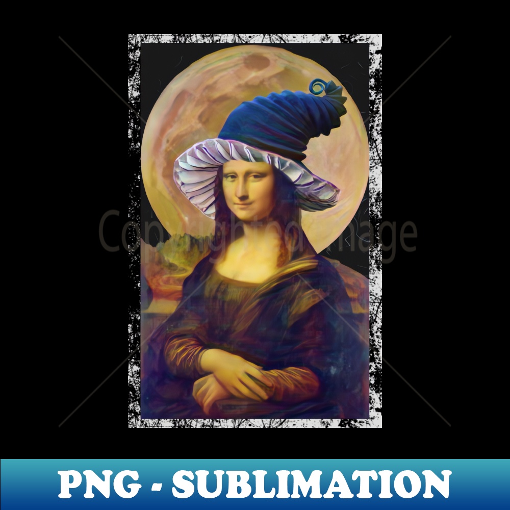 Mona Lisa Sister Witch - PNG Transparent Sublimation Design - Inspire ...