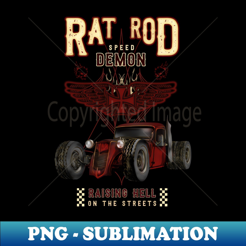 Rat Rod Demon - Exclusive PNG Sublimation Download - Bring Y | Inspire ...