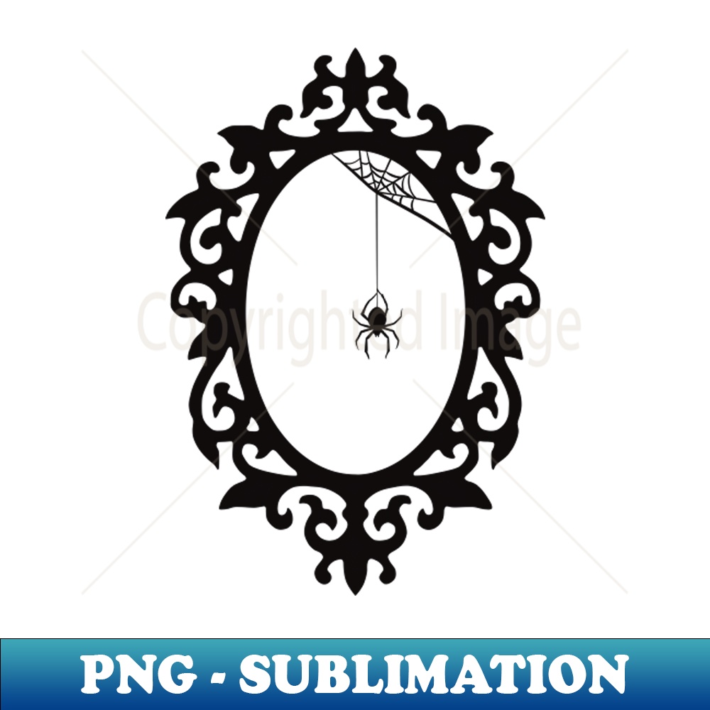 Gothic Victorian Dark Academia Frame And Spider Silhouette - | Inspire ...