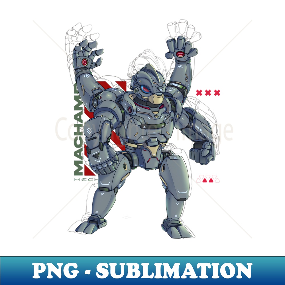 Mecha monster 4hand - Vintage Sublimation PNG Download - Boo - Inspire ...
