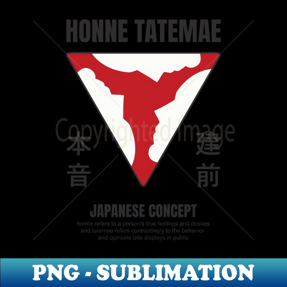 Honne Japanese Concept - Special Edition Sublimation PNG Fil - Inspire ...