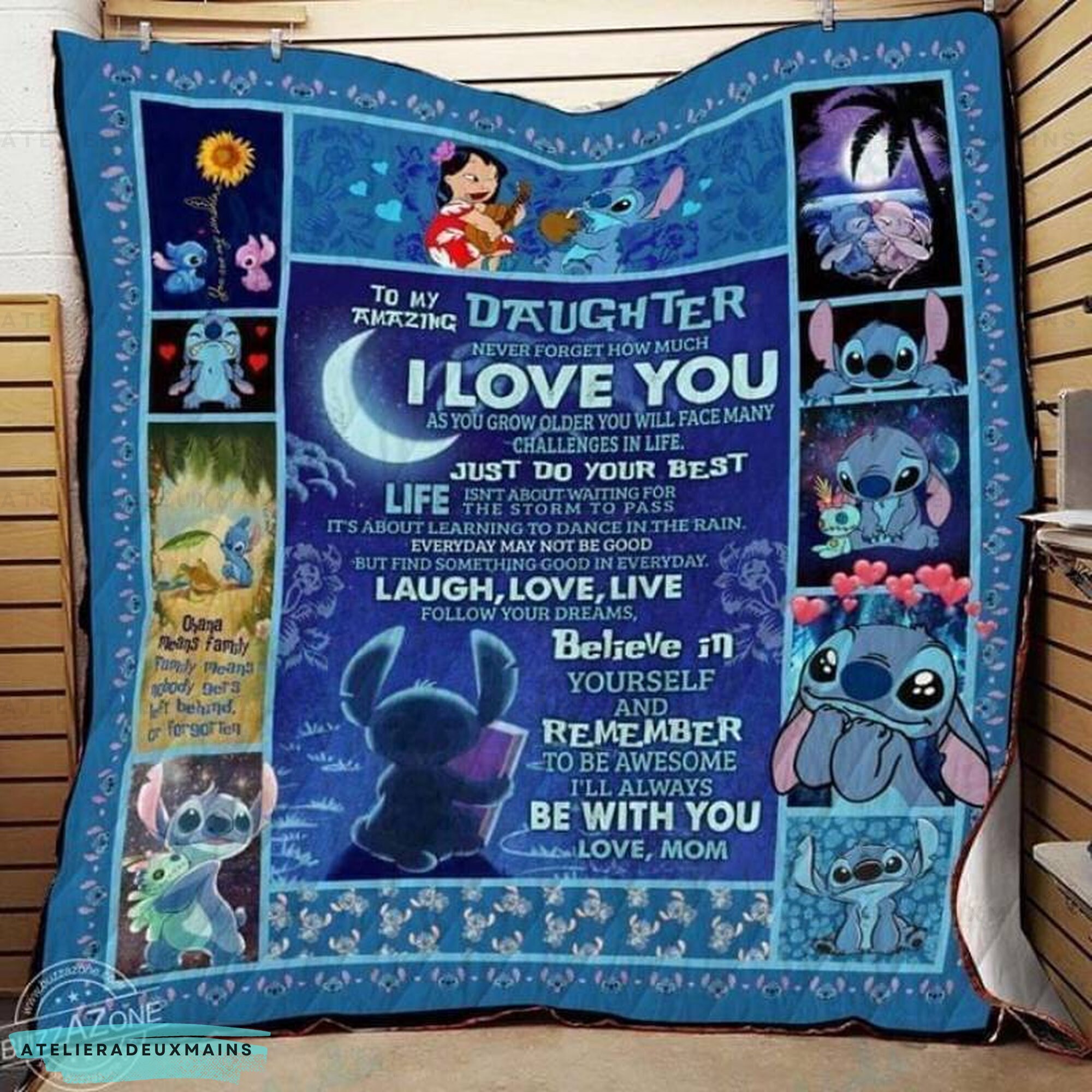 Personalized Stitch Lilo Mom To Daughter I'll Always Be With | Inspire ...