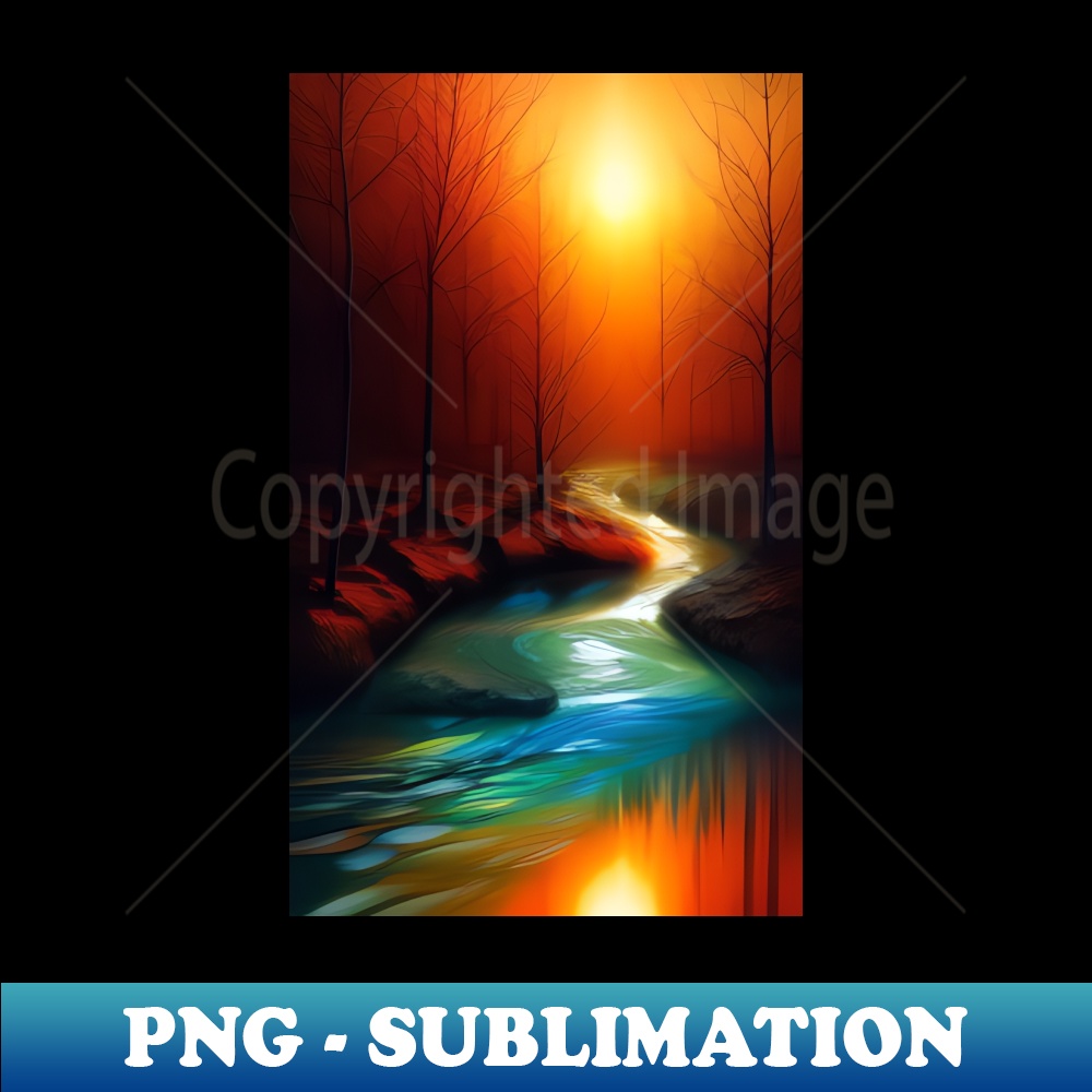Sunset stream - Premium Sublimation Digital Download - Bring | Inspire ...