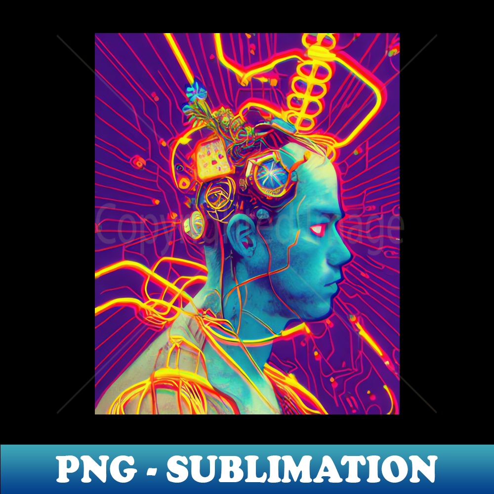Psychedelic Rave - PNG Transparent Sublimation File - Stunni | Inspire Uplift