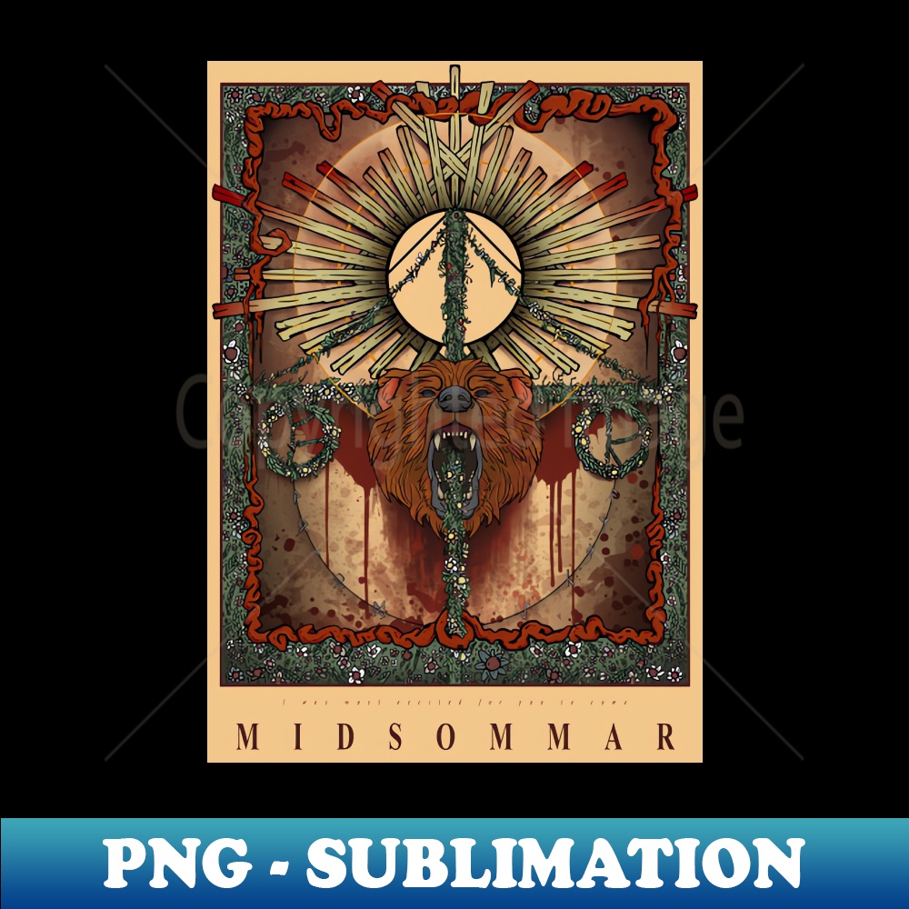 Midsommar - Retro PNG Sublimation Digital Download - Stunnin | Inspire ...
