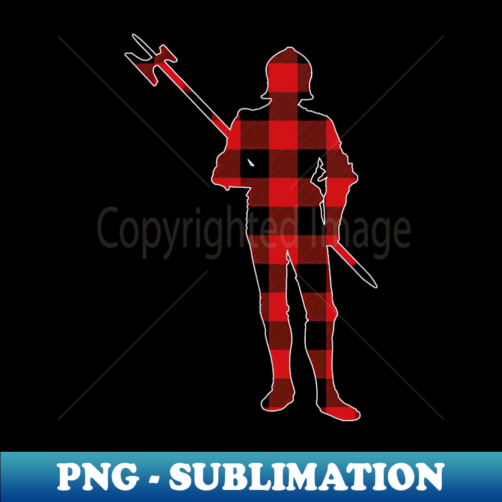 Medieval Gothic Knight Buffalo Plaid Pattern LARP - Sublimat | Inspire ...