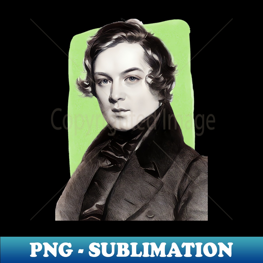 German Composer Robert Schumann illustration - Artistic Subl | Inspire ...