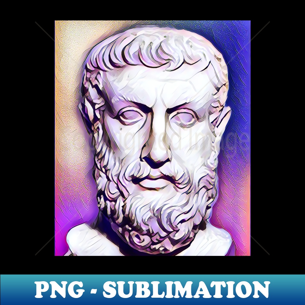 Parmenides of Elea Pink Portrait Parmenides of Elea Artwork | Inspire ...