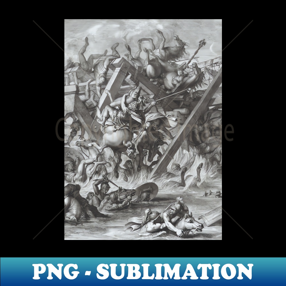 Roman Civil War - Antique Print From Middle Ages - Exclusive | Inspire ...