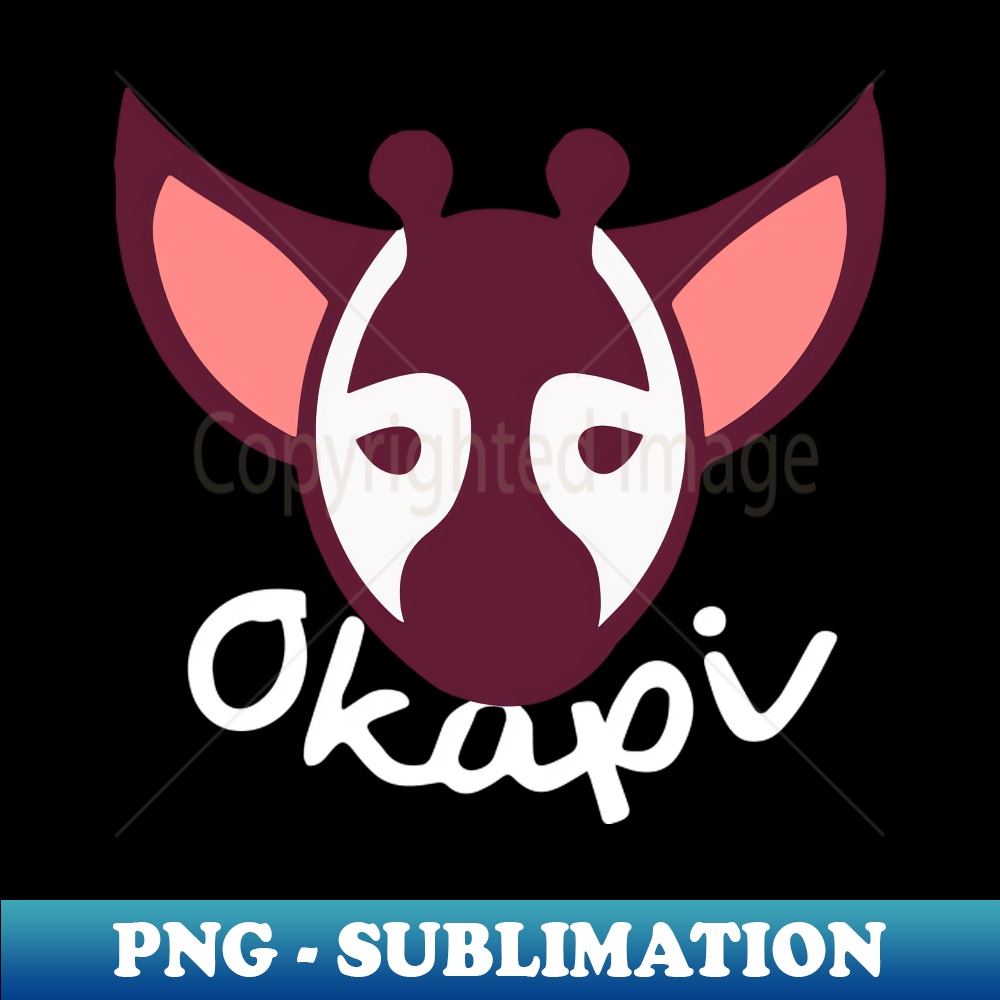 cute okapi and berries - PNG Transparent Sublimation File - | Inspire Uplift