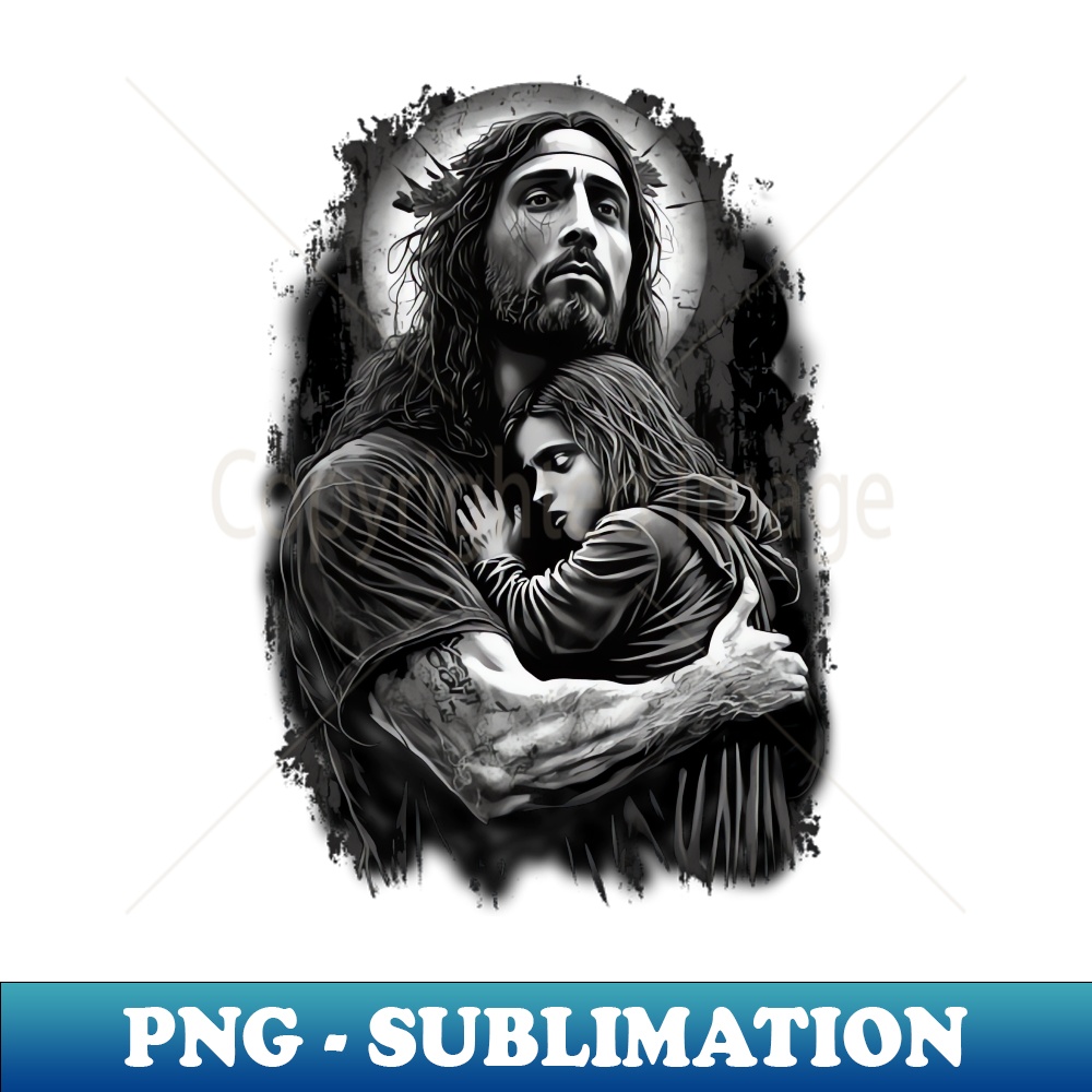 A Hug from Jesus - Unique Sublimation PNG Download - Spice U | Inspire ...