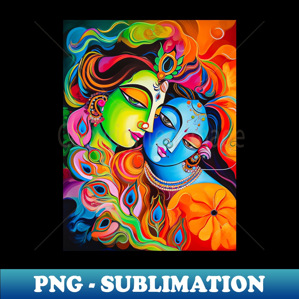 Krishnas Grace Beautiful Digital Art Print of Lord Krishna a | Inspire ...