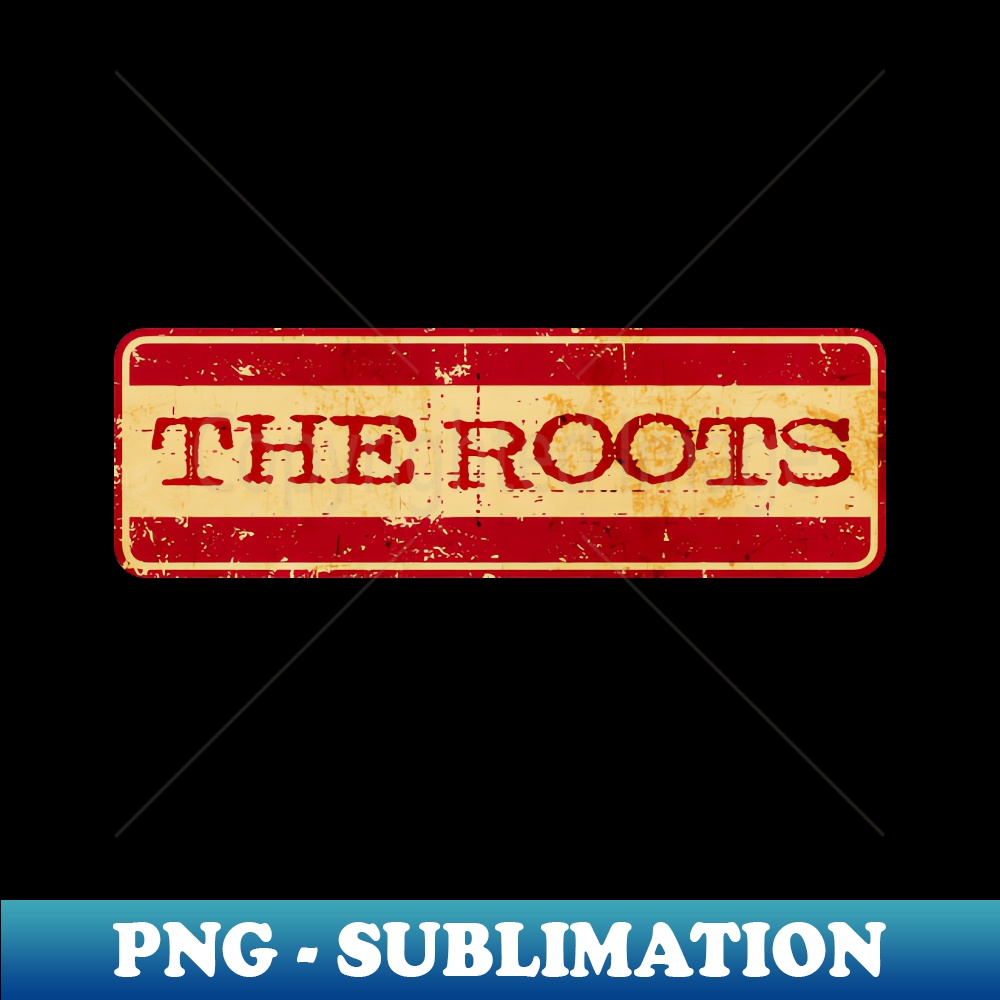 Retro Text - THE ROOTS - PNG Transparent Digital Download Fi - Inspire ...