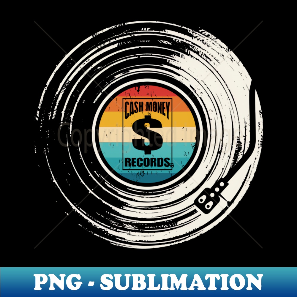 Vinyl Vintage money - Retro PNG Sublimation Digital Download | Inspire ...