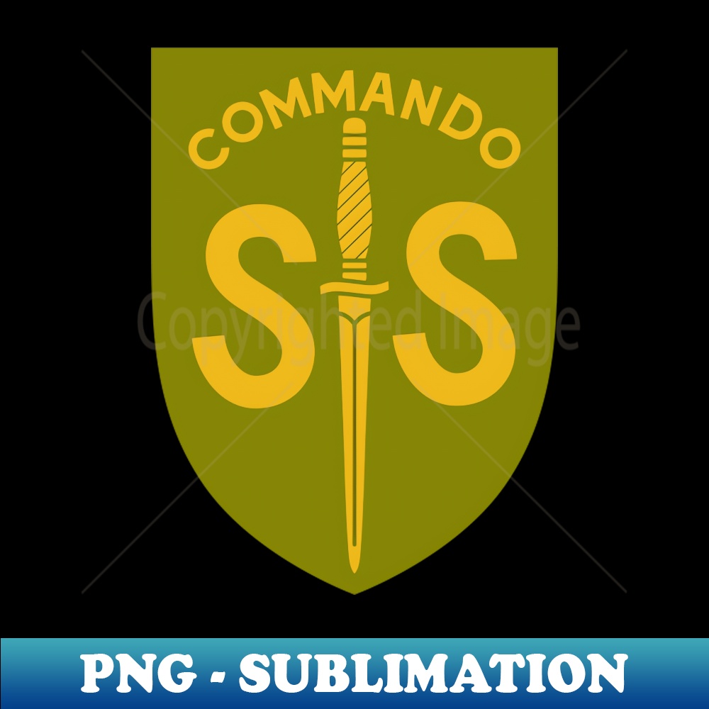 WW2 British Army No2 Commando SAS Badge - Exclusive PNG Subl | Inspire ...