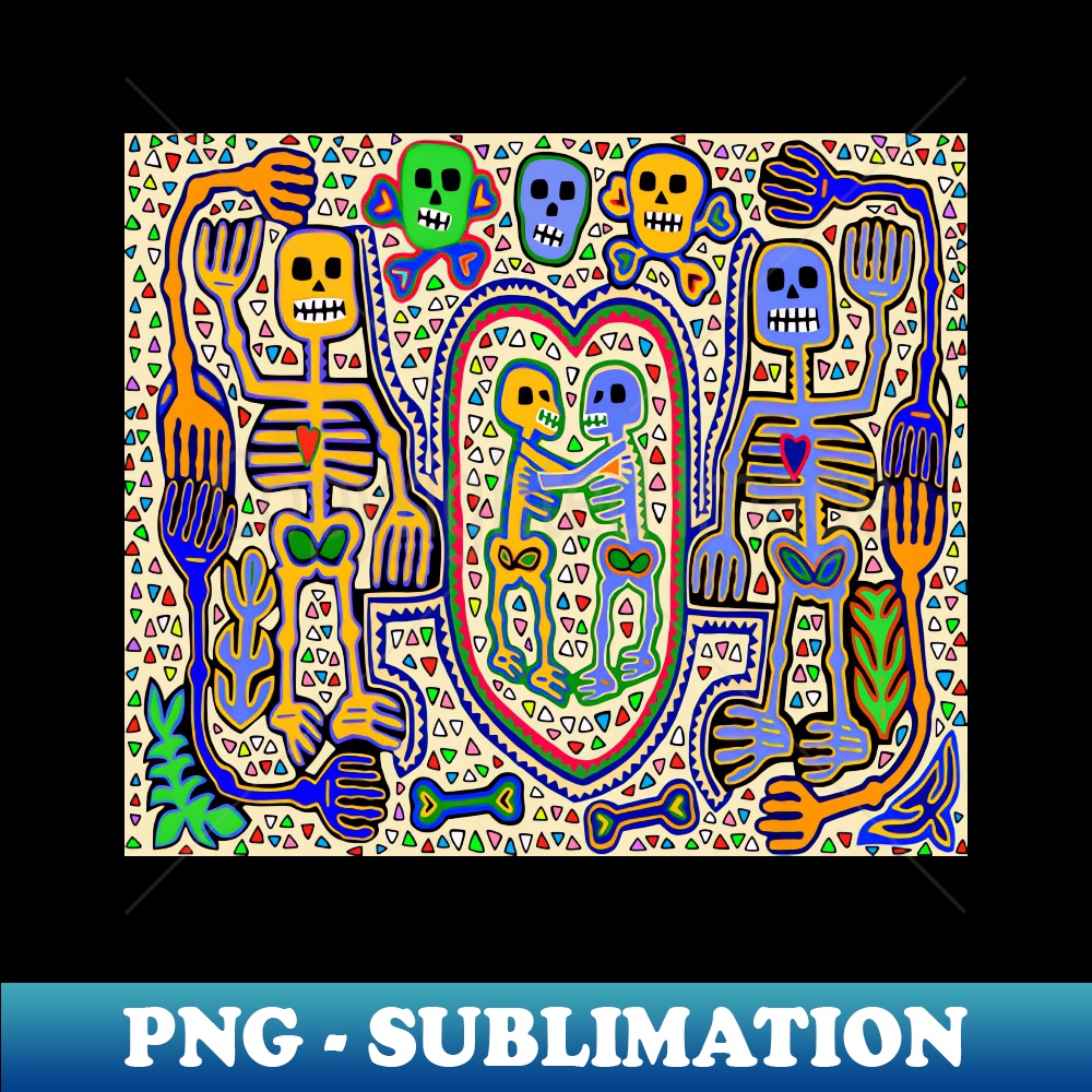 Monster Mash Dancing Skeletons - Instant Sublimation Digital - Inspire ...