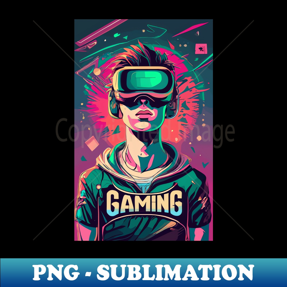 Gaming Boy poster design - Artistic Sublimation Digital File | Inspire ...