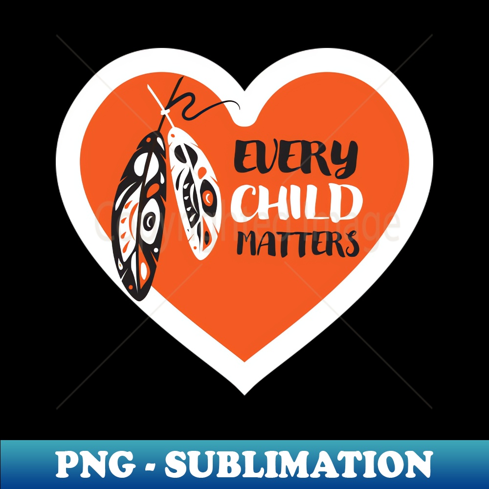 Every Child Matters Orange shirt day heart logo design - Pre - Inspire ...