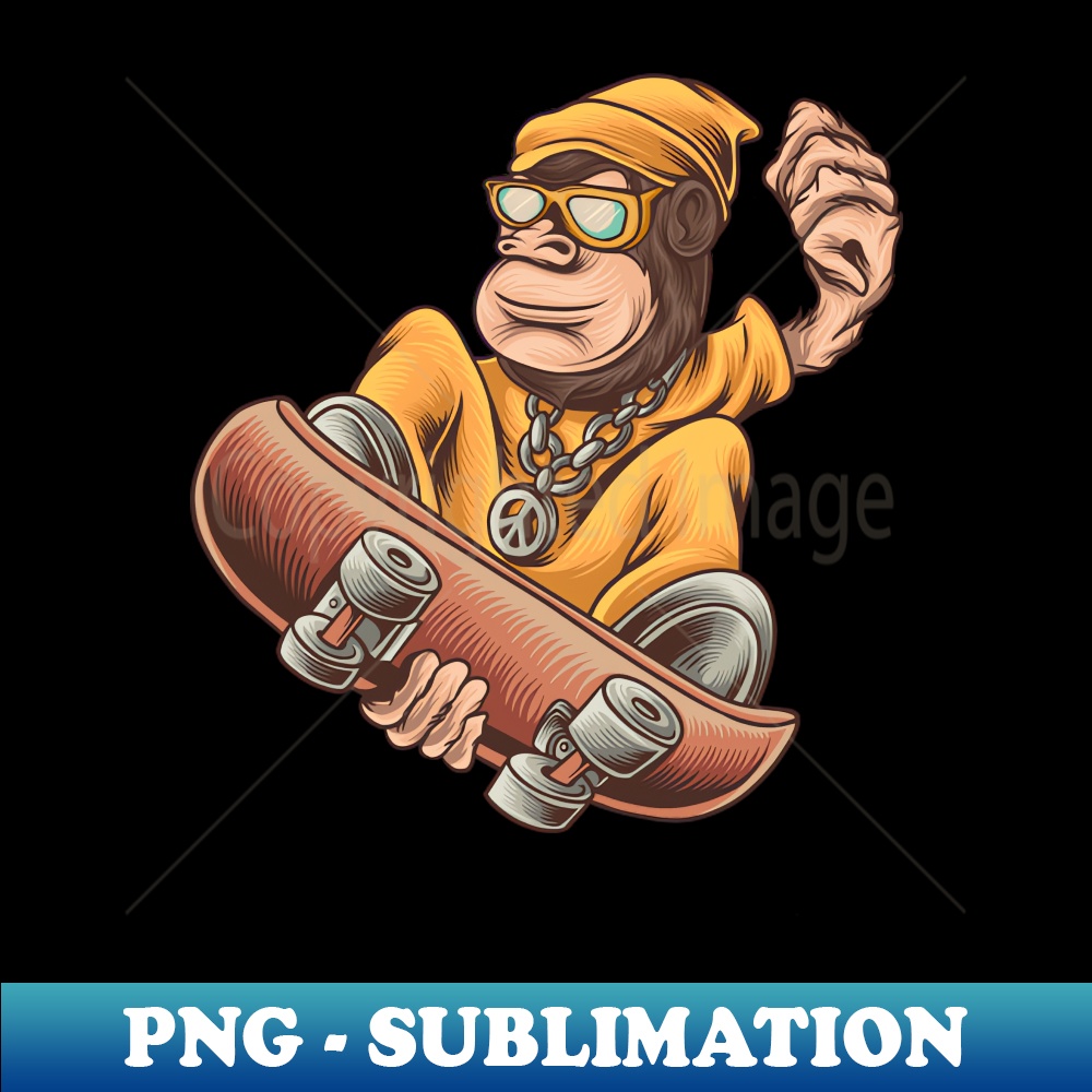 Funky Monkey - Modern Sublimation PNG File - Spice Up Your S | Inspire ...
