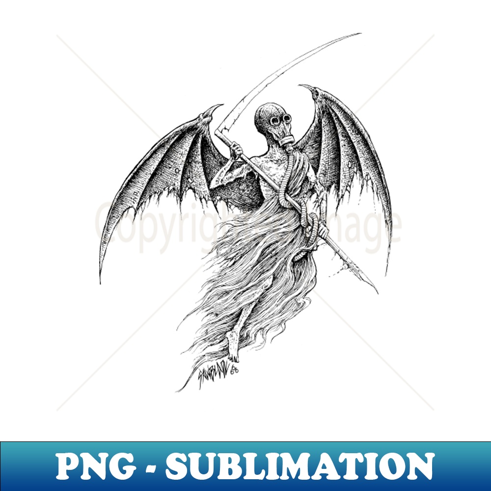 Winged Death - Elegant Sublimation PNG Download - Bring Your | Inspire ...