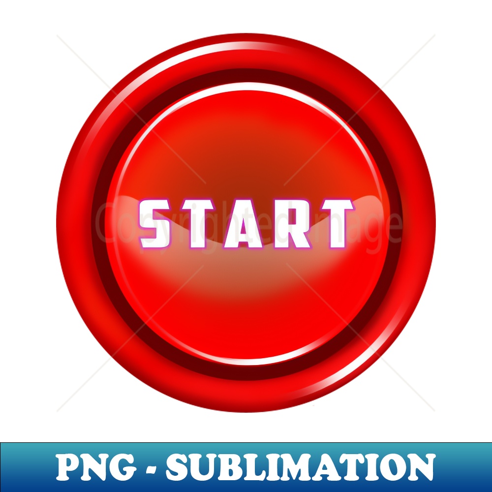 Retro Arcade Start button - Trendy Sublimation Digital Downl | Inspire ...