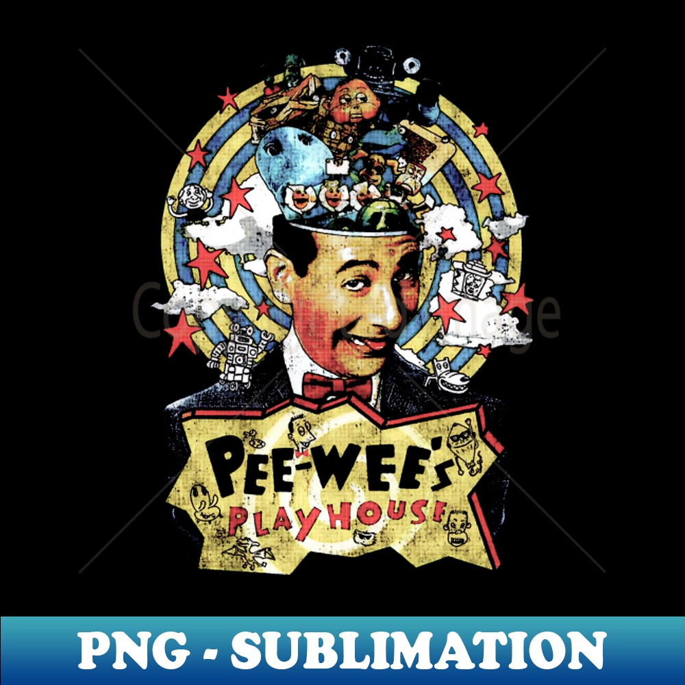Pee Wee Herman Reckoning - PNG Transparent Sublimation Desig - Inspire ...