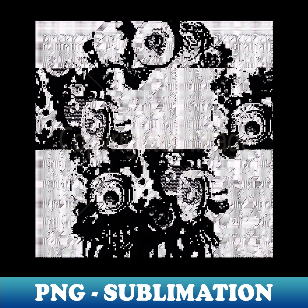 Eldrich Creepy Glitch Art Abstract Glitchcore Black and Whit | Inspire ...