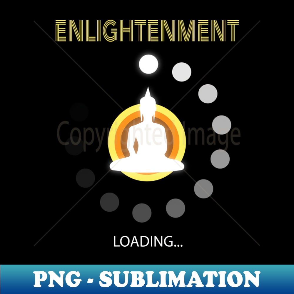 Enlightenment Meditation Yoga - PNG Transparent Digital Down | Inspire ...