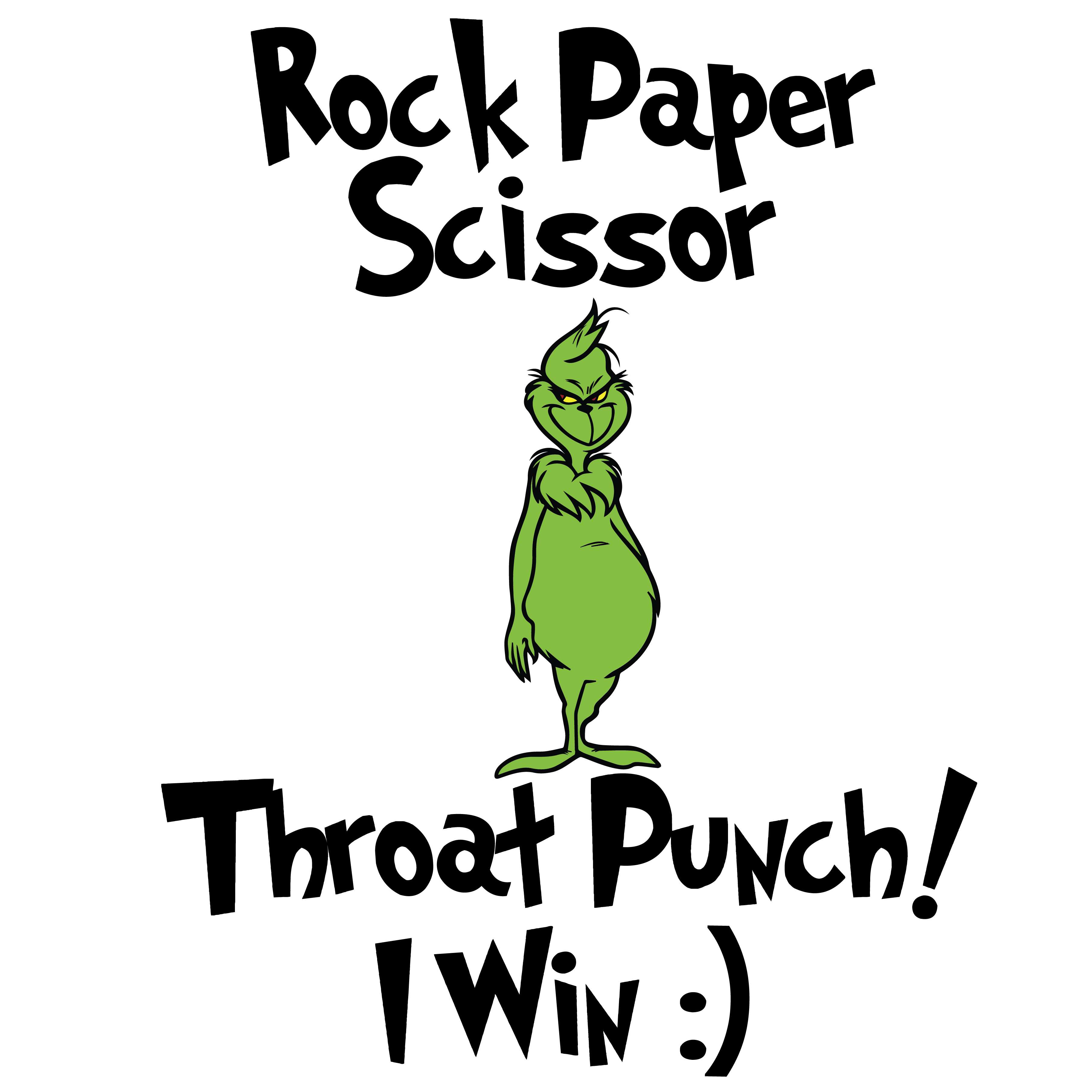 Throat Punch I Win Grinch Svg, Grinch Christmas Svg, Grinchm | Inspire ...