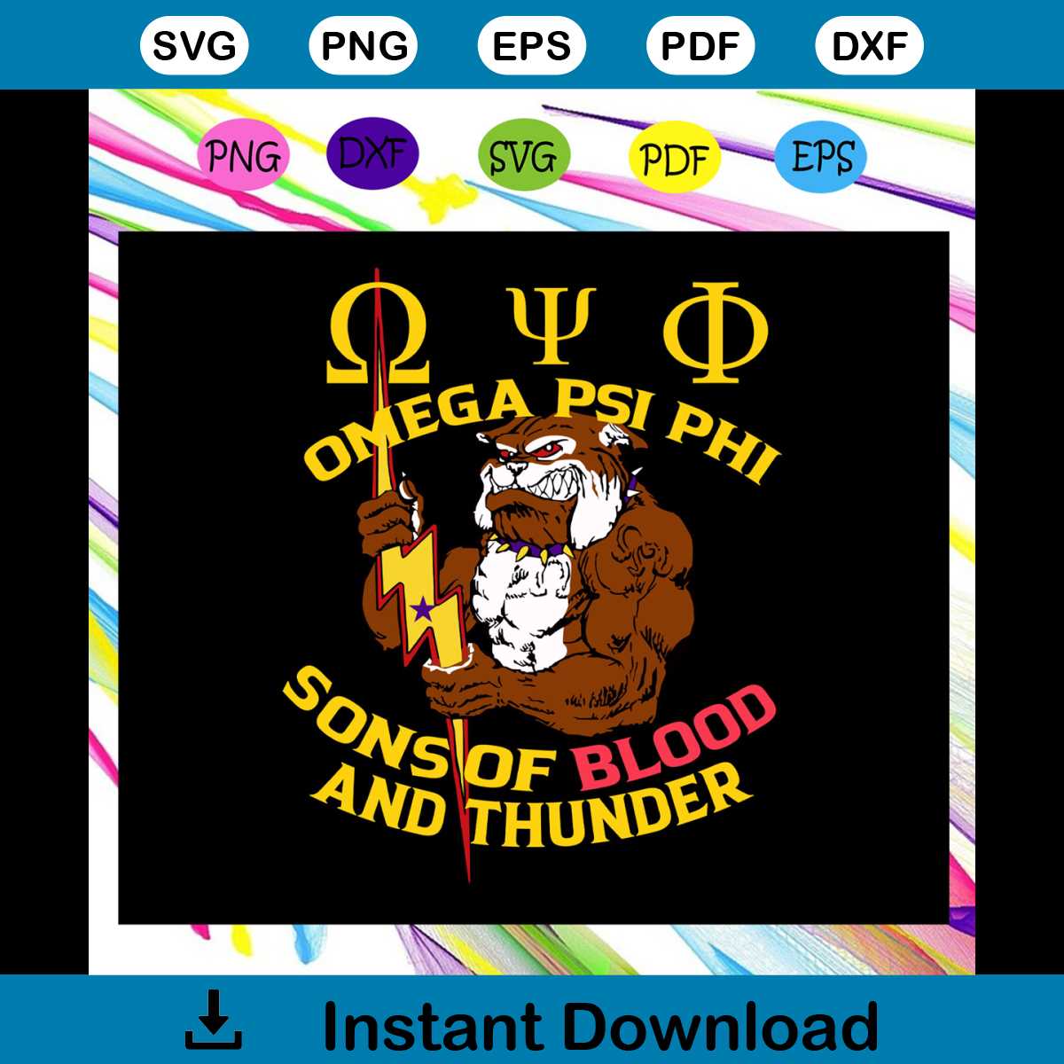 Omega psi phi son of blood and thunder, omega psi phi, omega | Inspire ...