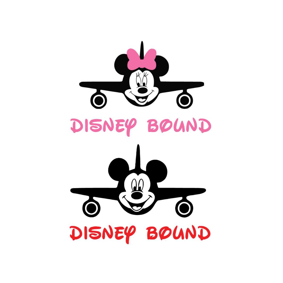Disney Bound Plane Minnie Mickey Svg, Trending Svg, Disney B | Inspire ...