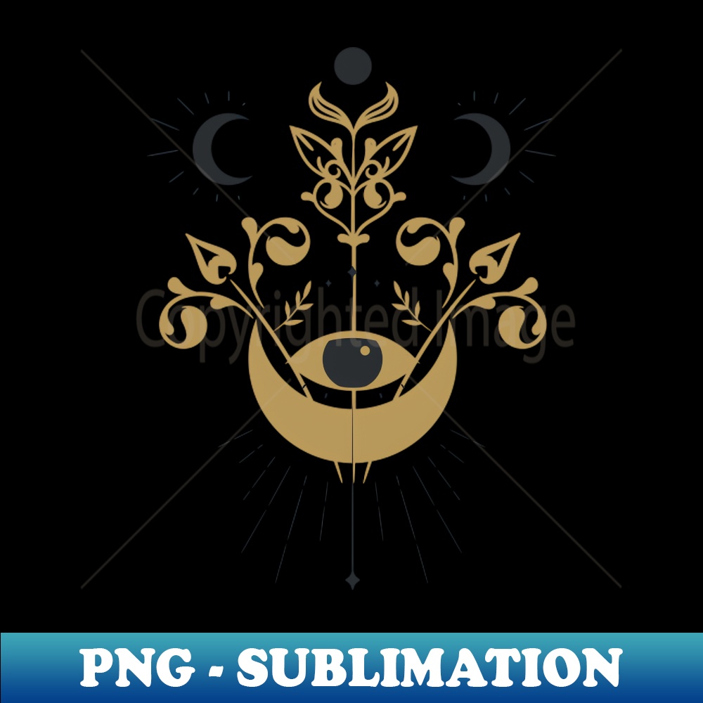 Third eye with Moons and Magical Symbols - Creative Sublimat | Inspire ...