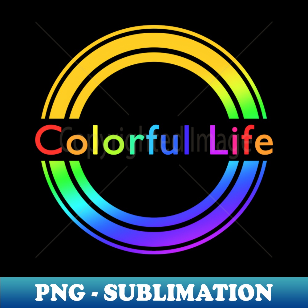 colorful life - Aesthetic Sublimation Digital File - Perfect | Inspire ...